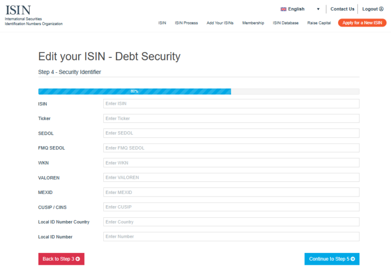 Add Your ISINs | ISIN Organization: international securities ...