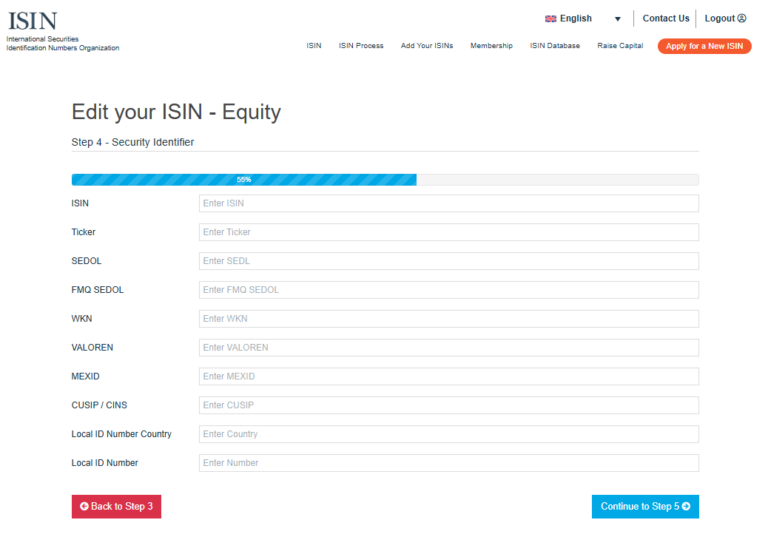Add Your ISINs | ISIN Organization: international securities ...
