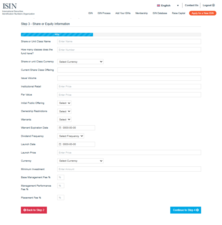 Add Your ISINs | ISIN Organization: international securities ...